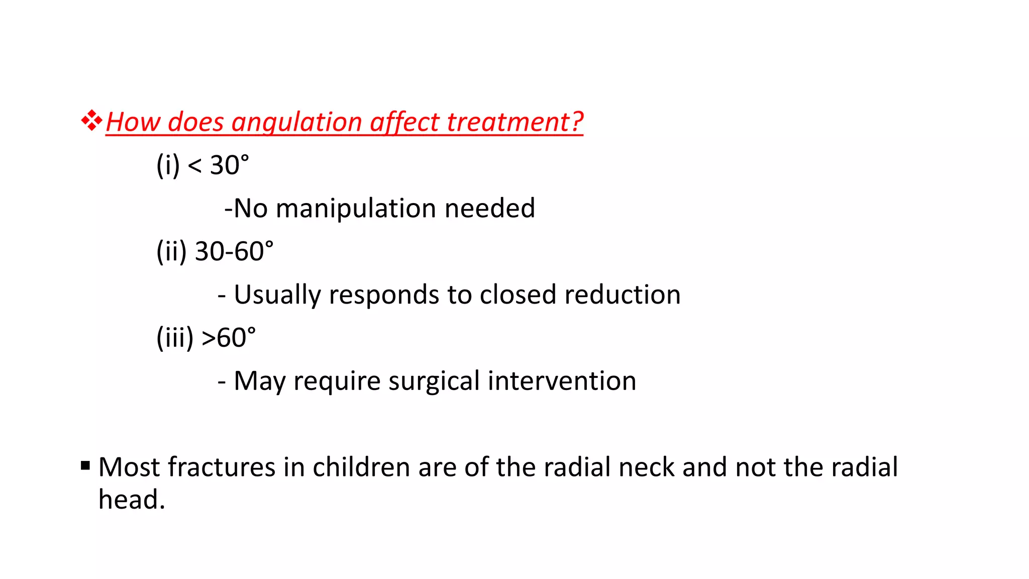 Radial neck fracture | PPTX