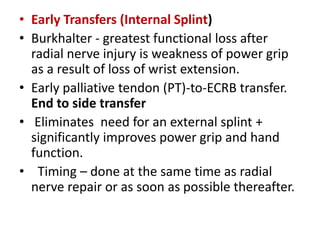 Radial nerve palsy | PPTX