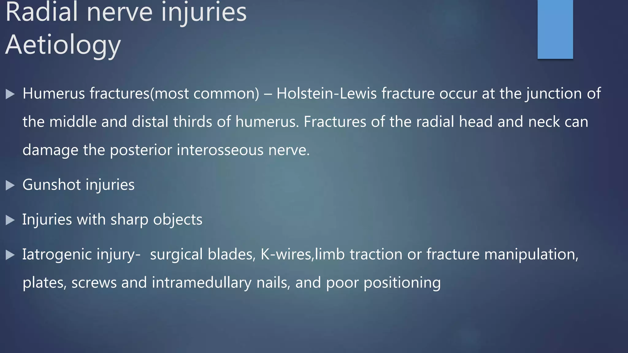 Radial nerve anatomy and injuries | PPTX