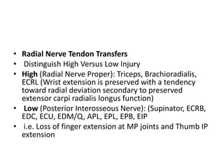RADIAL NERVE INJURY AND ITS MANAGEMENT.pptx