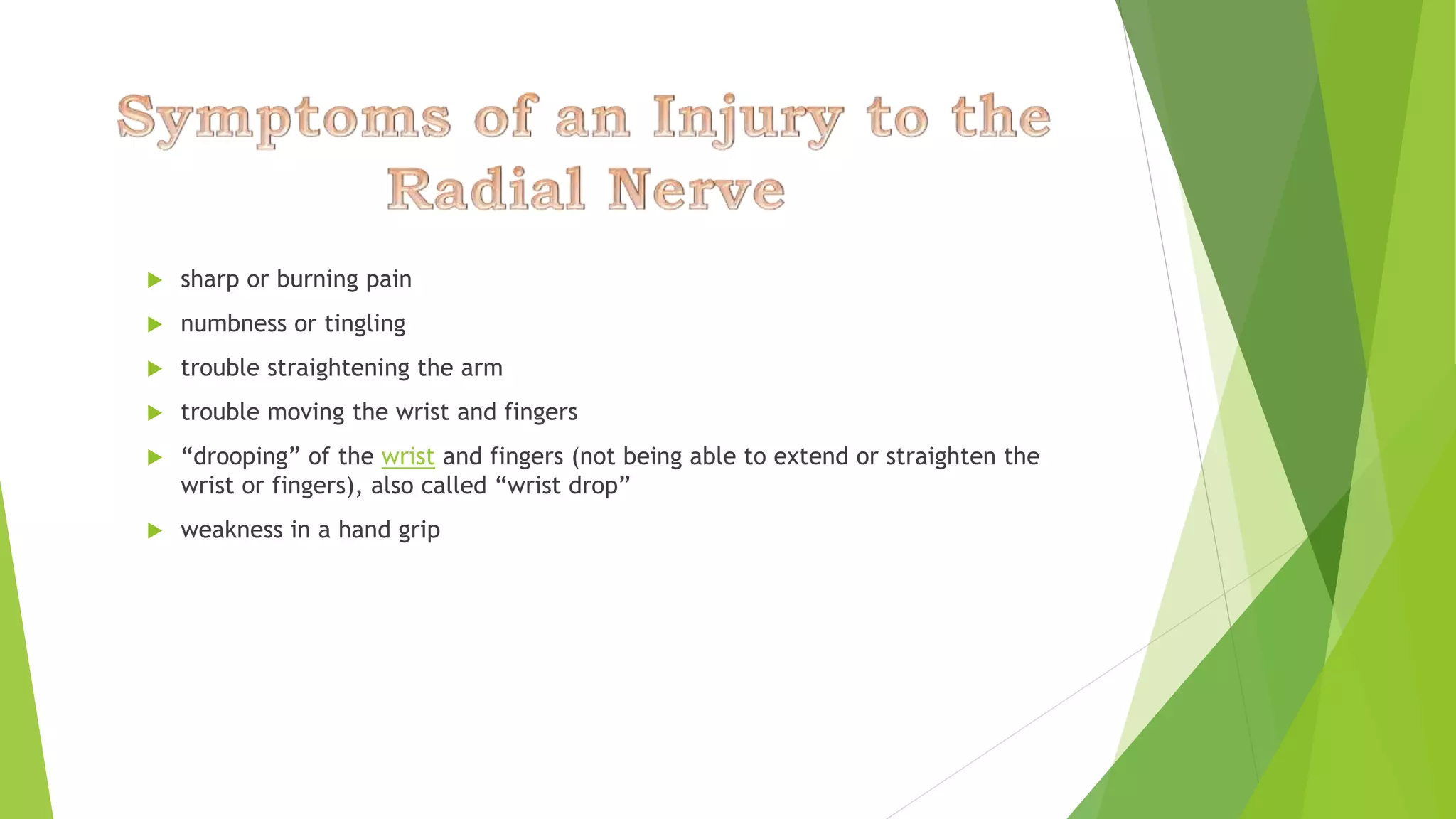 Radial nerve palsy | PPTX