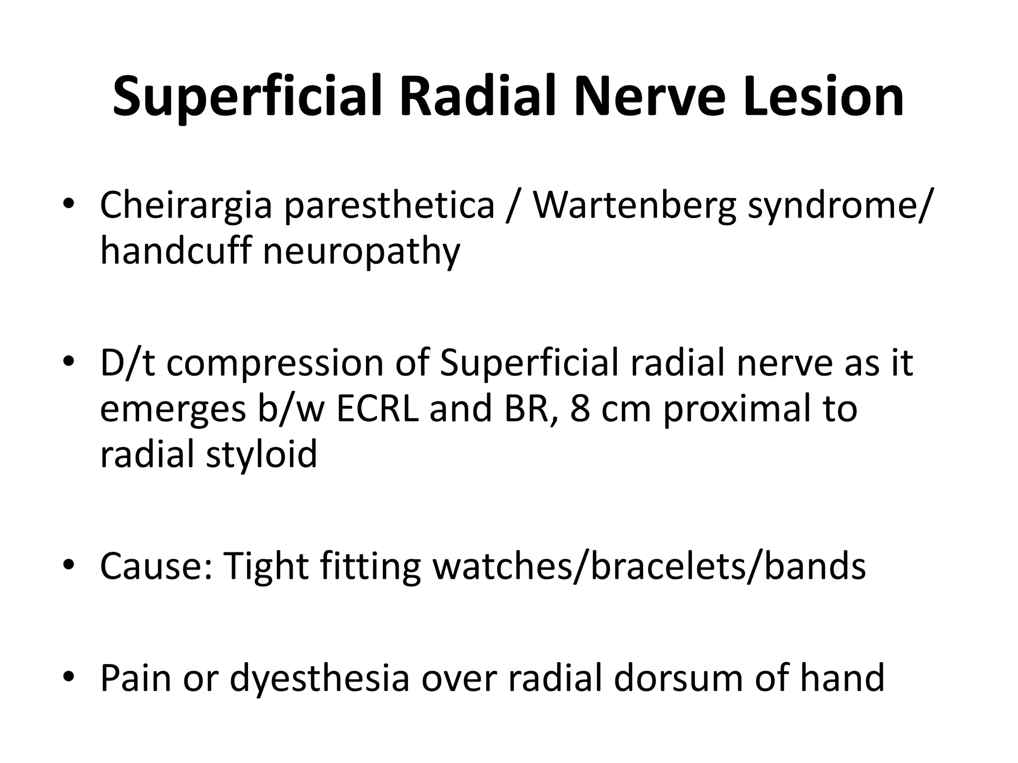Radial Nerve palsy, Anatomy, Diagnosis and Management.pptx