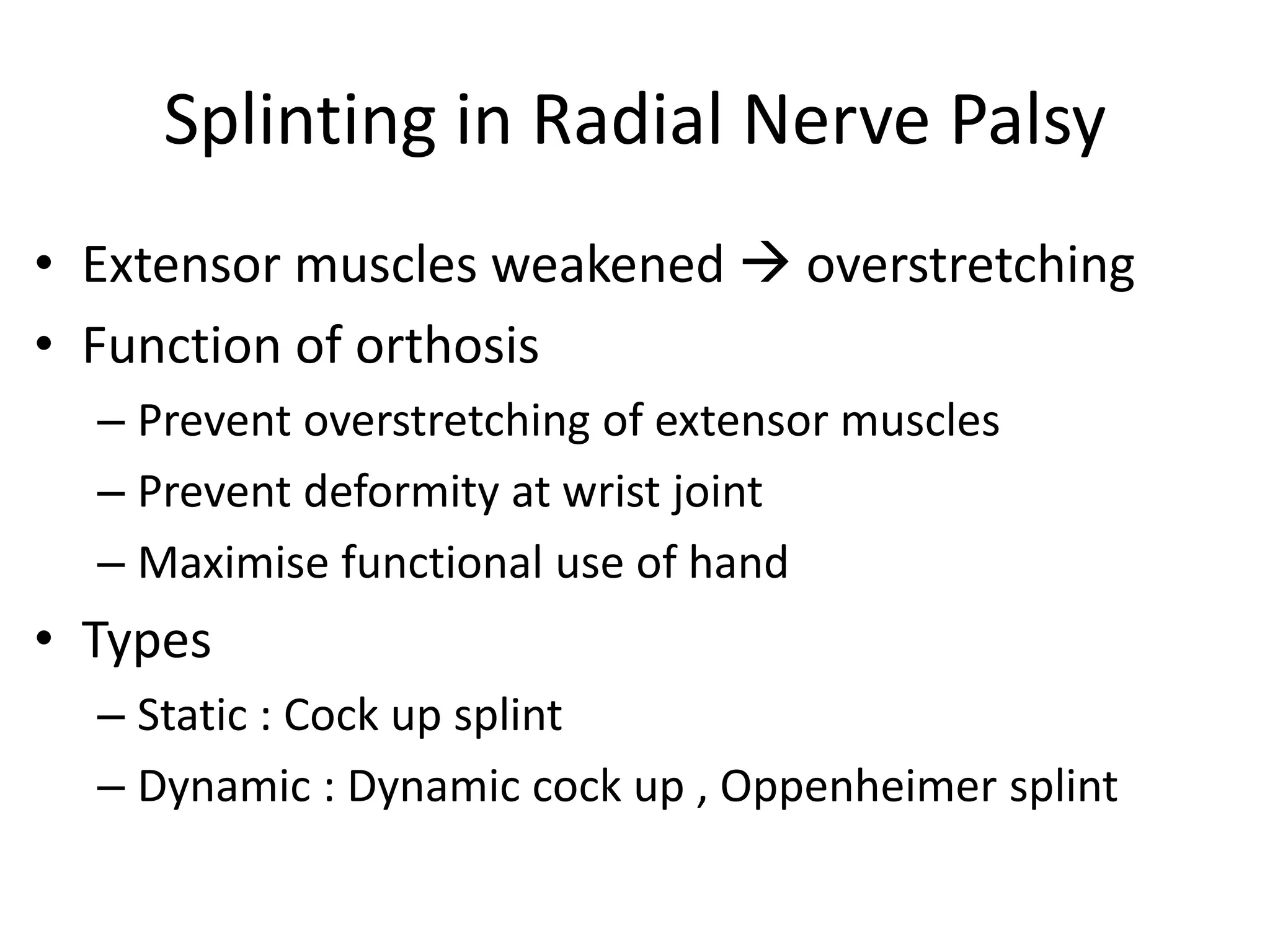 Radial Nerve palsy, Anatomy, Diagnosis and Management.pptx
