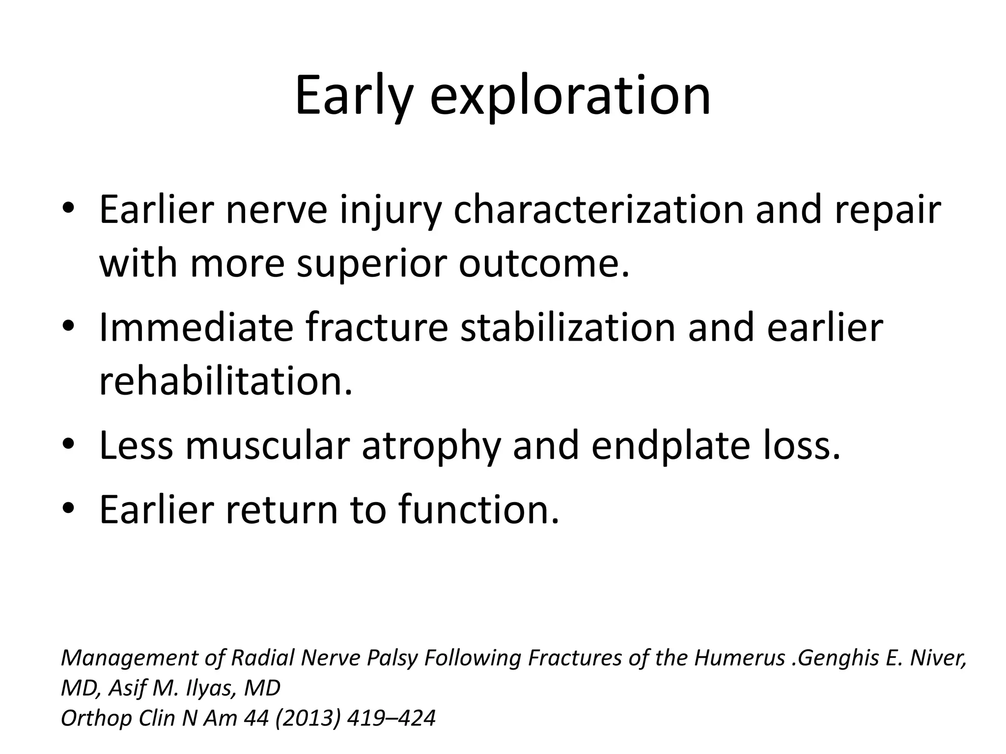 Radial nerve palsy humerus | PPTX
