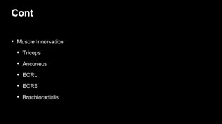 Radial Nerve Palsy | Tendon Transfer.pptx