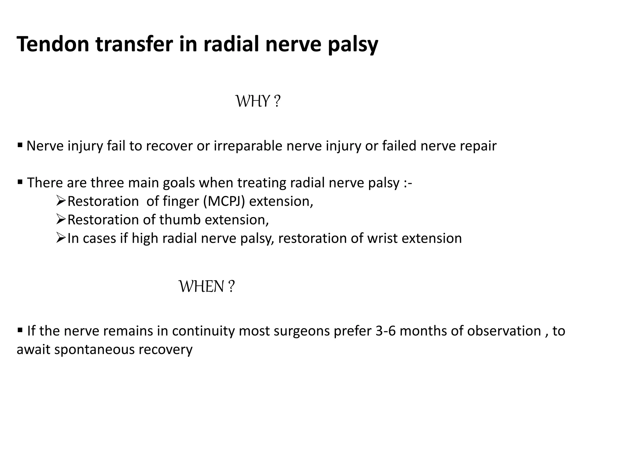 Radial nerve tendon | PPTX
