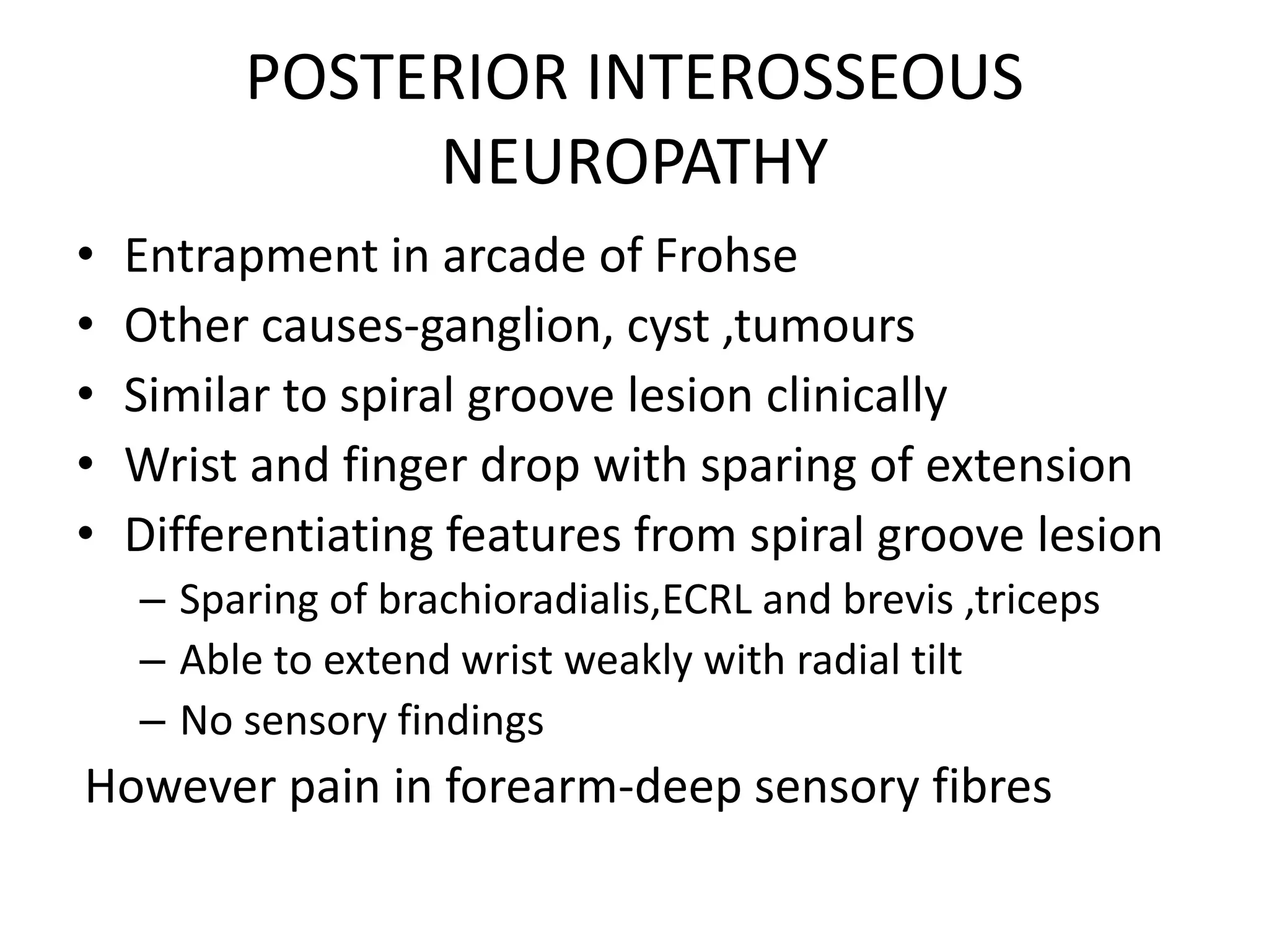 Radial neuropathy and electrophysiology | PPTX