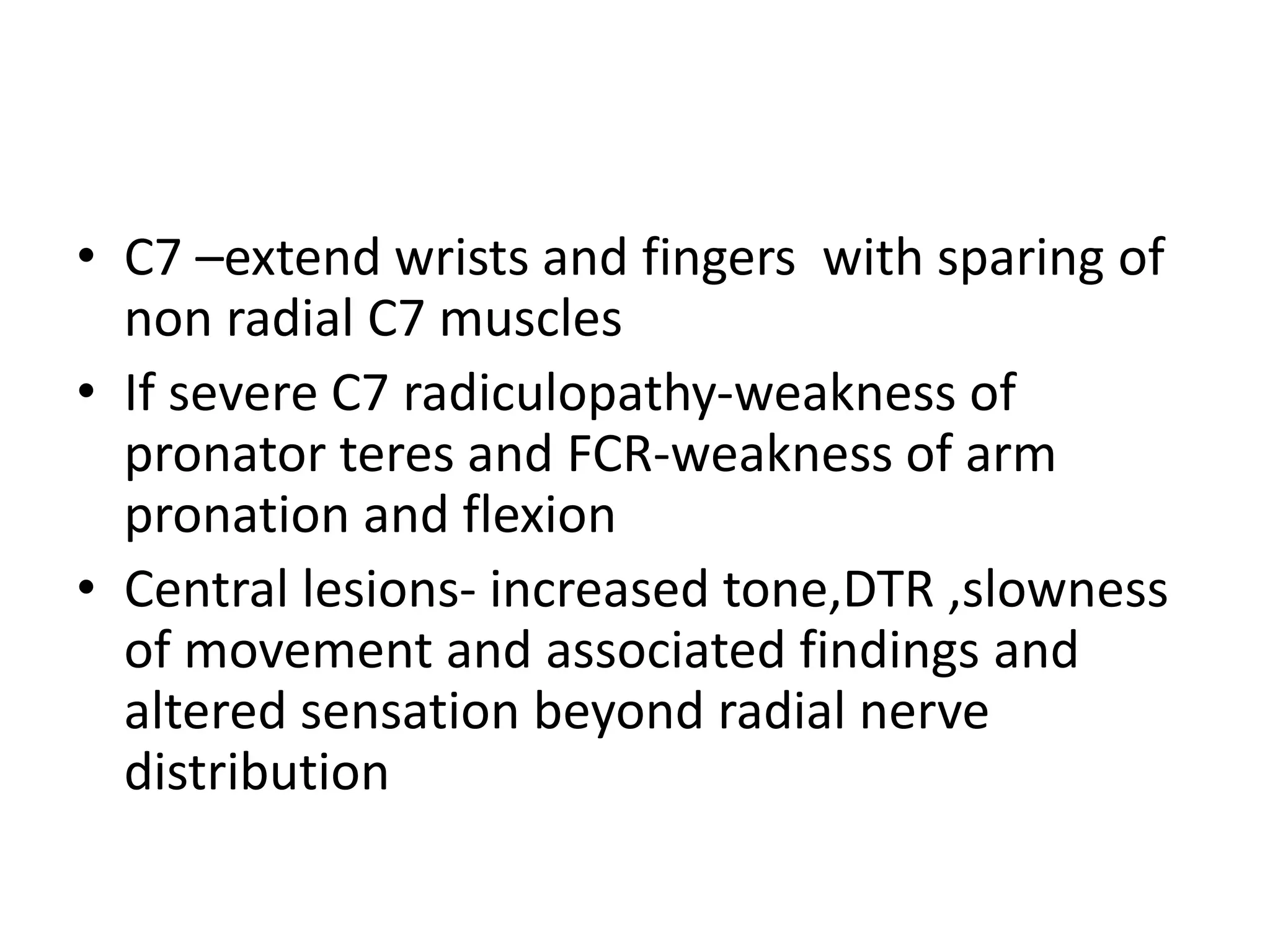Radial neuropathy and electrophysiology | PPTX
