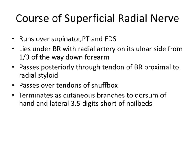 Radial neuropathy and electrophysiology | PPTX