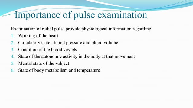 RADIAL PULSE.pptx | Heart and Cardiovascular Diseases | Diseases and ...