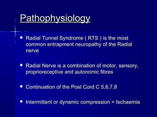 Radial tunnel syndrome | PPT