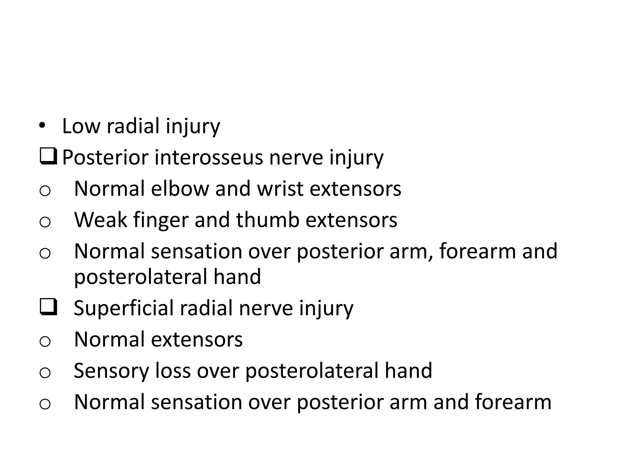 Radial, ulnar and median nerve injuries | PPTX