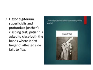 Radial, ulnar and median nerve injuries | PPTX