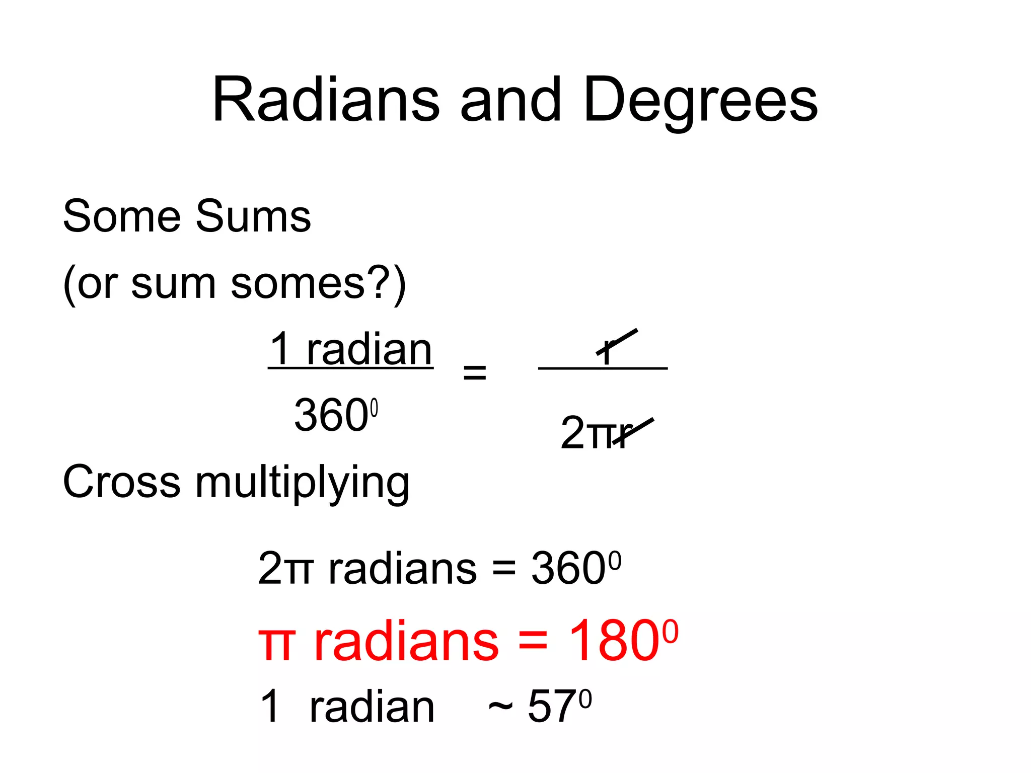 Radian measure | PPT