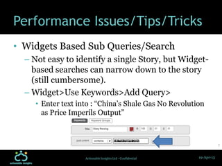 Radian6 issues tips-tricks | PDF