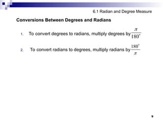 Comprehensive Guide to Radian and Degree Angle Measurement and ...