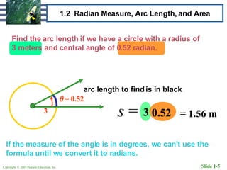 Radians And Arc Length | PPT