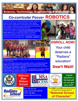 Radians School, Inc. News Letter, Issue 6 | PDF