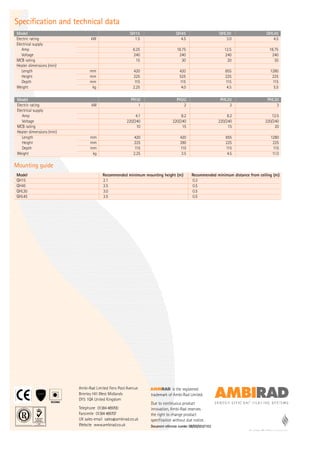Set up instructions on radiant heaters | PDF