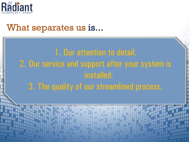 Radiant Technology Presentation | PPTX