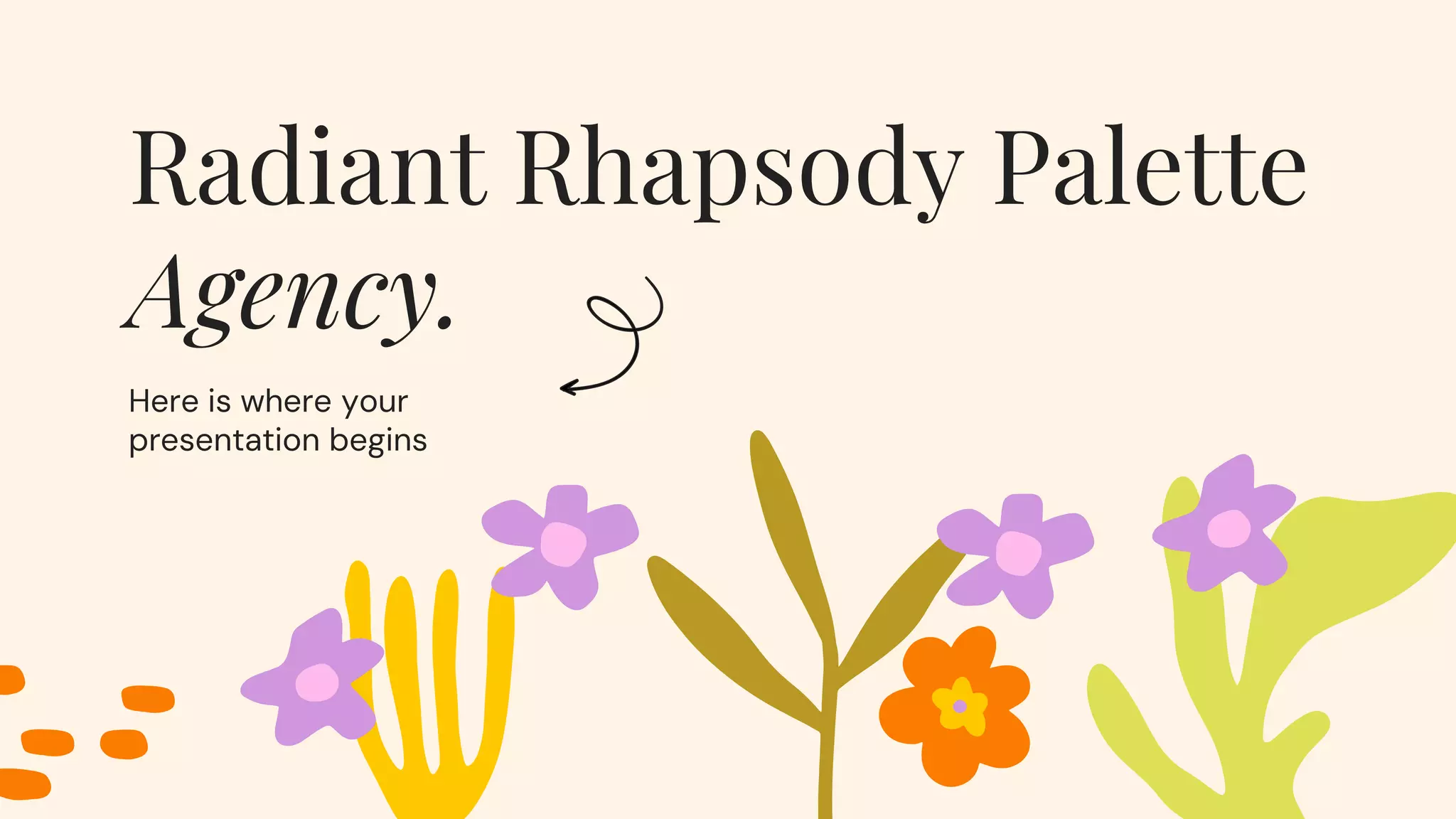 Radiant Rhapsody Palette | PPTX