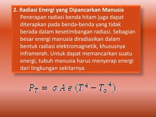 radiasi benda hitam | PPTX