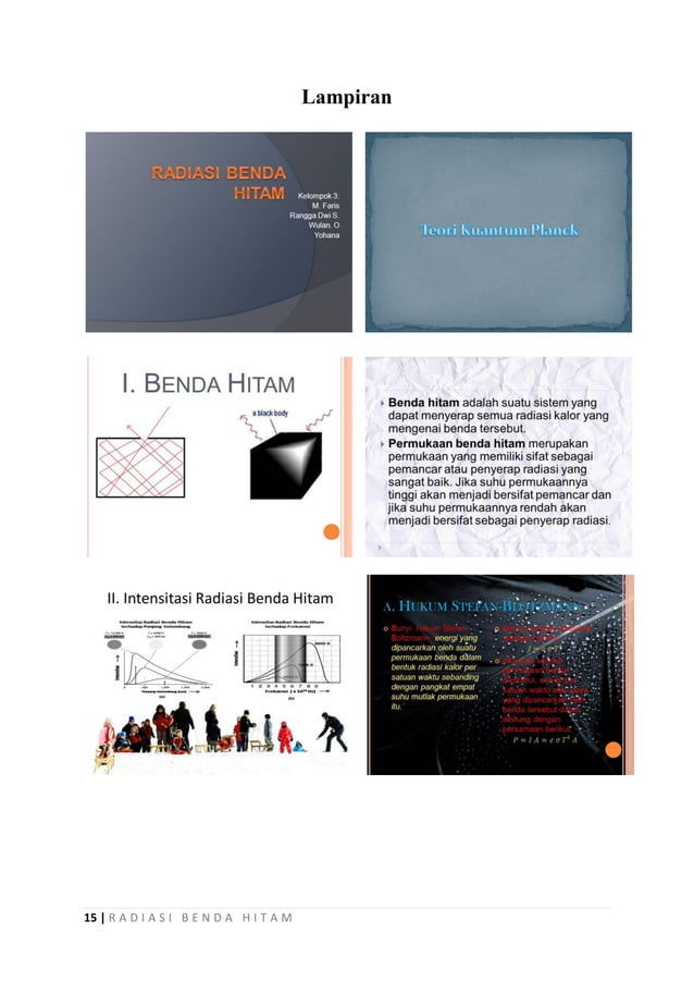 Radiasi benda hitam | PDF
