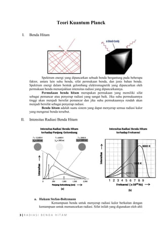 Radiasi benda hitam | PDF