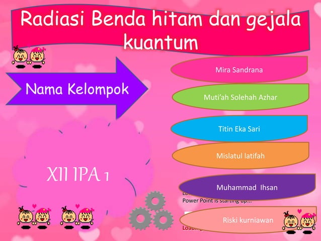 Radiasi benda hitam dan gejalanya (fisika) | PPT
