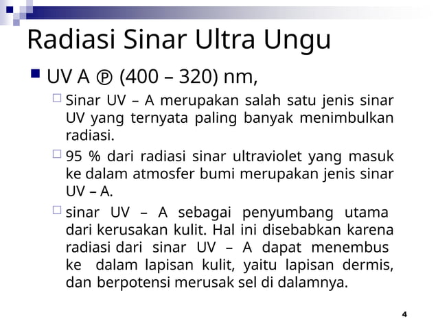 RADIASI UV DAN MEDAN ELEKTROMAGNETIKpptx | PPTX