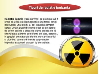 Radiatii nucleare-padureanu | PPT