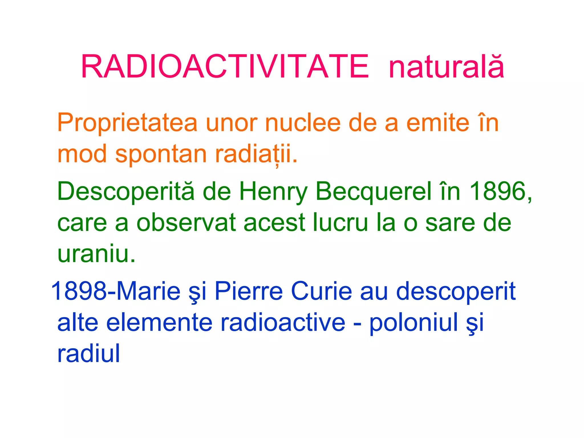 Radiatiile nucleare | PPT