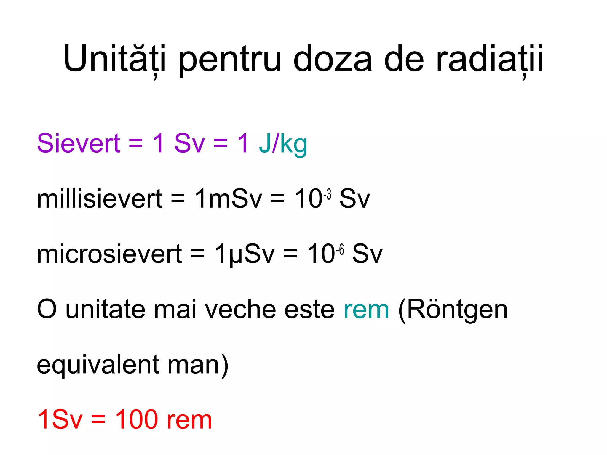 Radiatiile nucleare | PPT