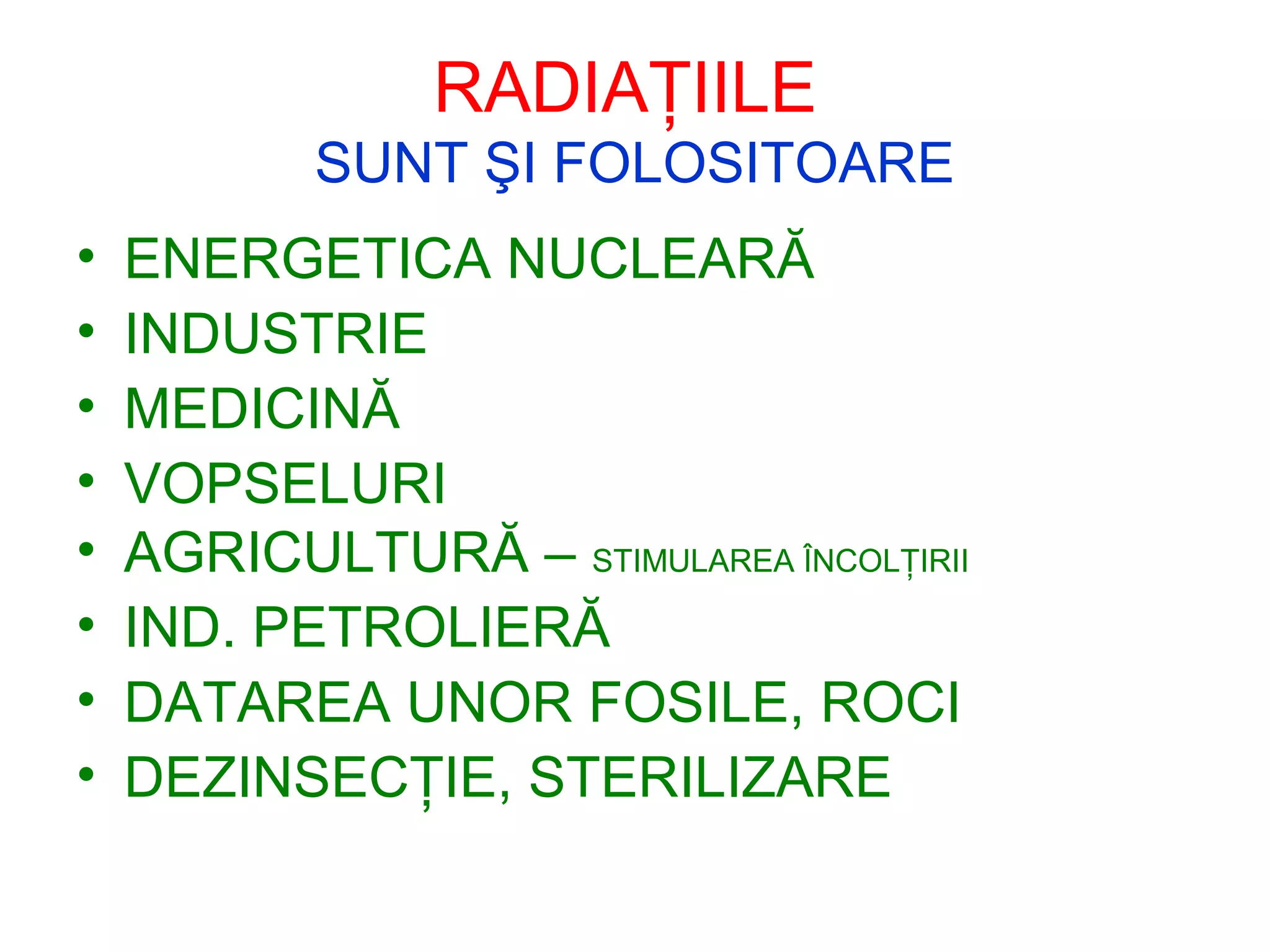 Radiatiile nucleare | PPT