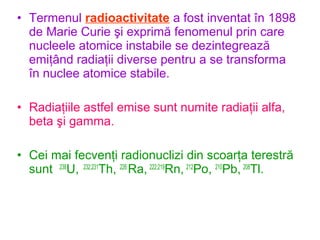 Radiatiile nucleare | PPT
