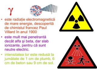 Radiatiile nucleare | PPT