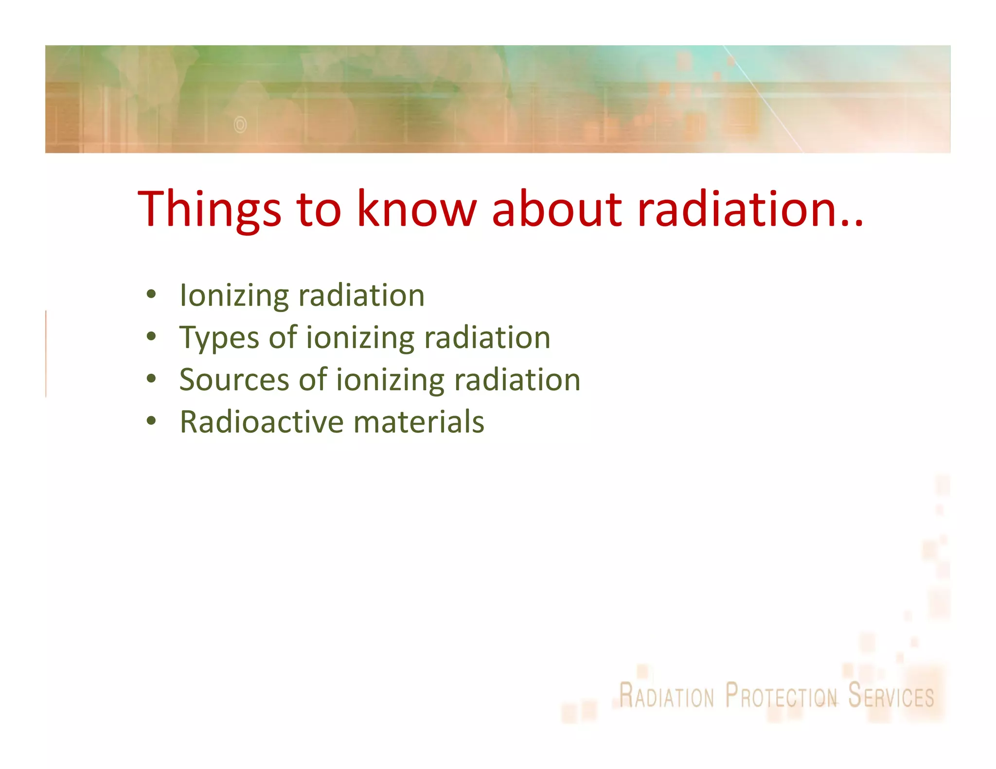 Radiation | PDF