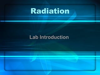 Radiation | PPT