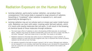 Radiation | PPTX | Cancer | Diseases and Conditions