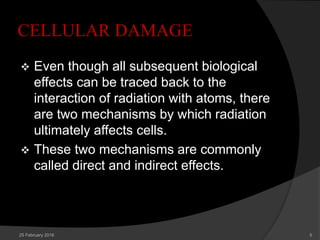 biological hazards of radiation | PPTX