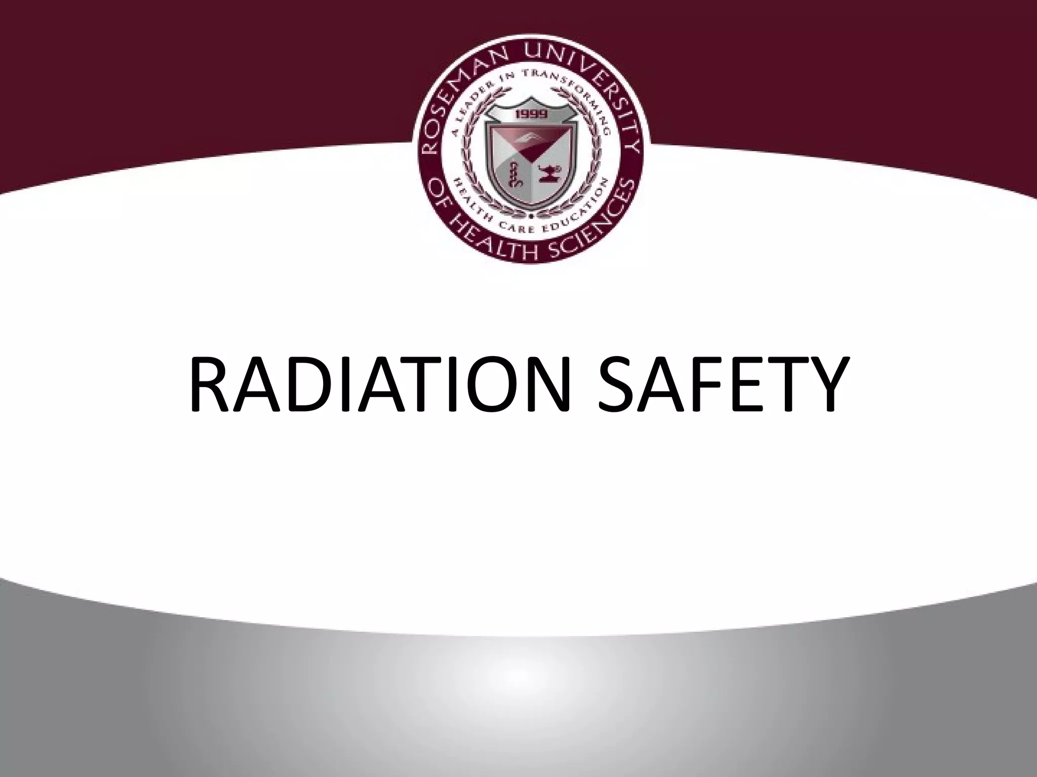 Radiation Safety | PPT