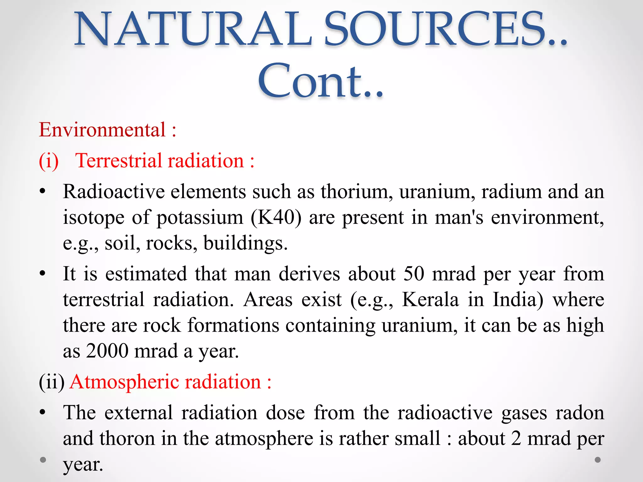 Radiation: Source, Effect & Protection | PPTX