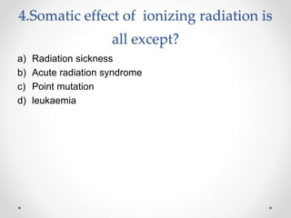 Radiation: Source, Effect & Protection | PPTX