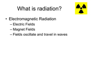 Lecture on radiation : breif notes .ppt | Chemistry | Science