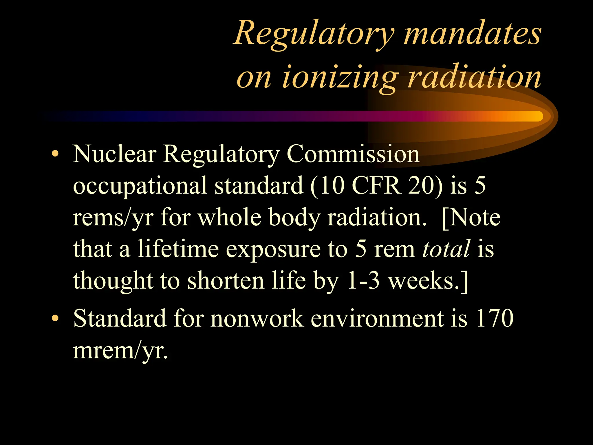 radiation hazards PowerPoint presentation | PPT