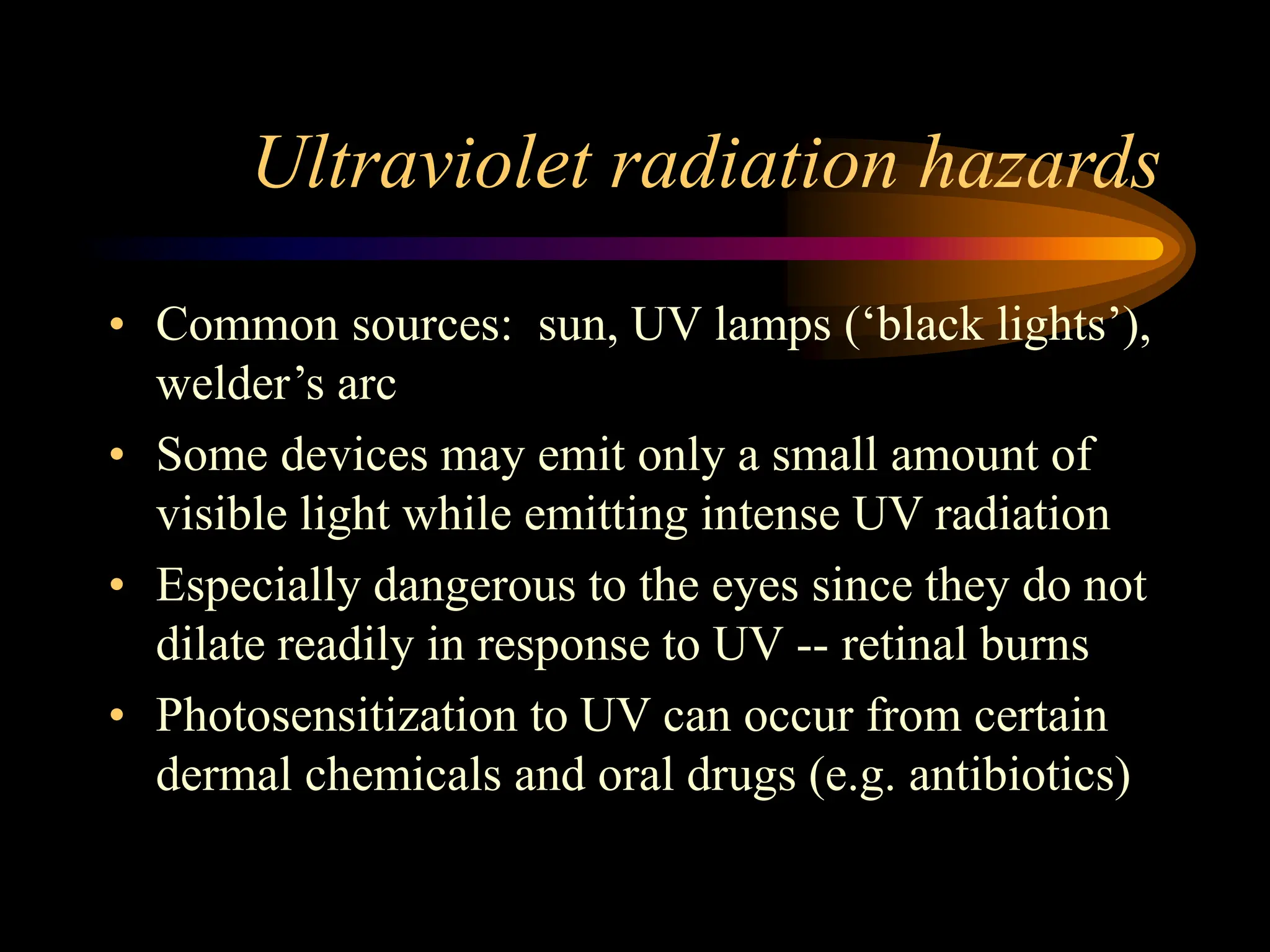 radiation hazards PowerPoint presentation | PPT