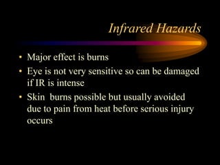 radiation hazards PowerPoint presentation | PPT | Eye and Vision ...