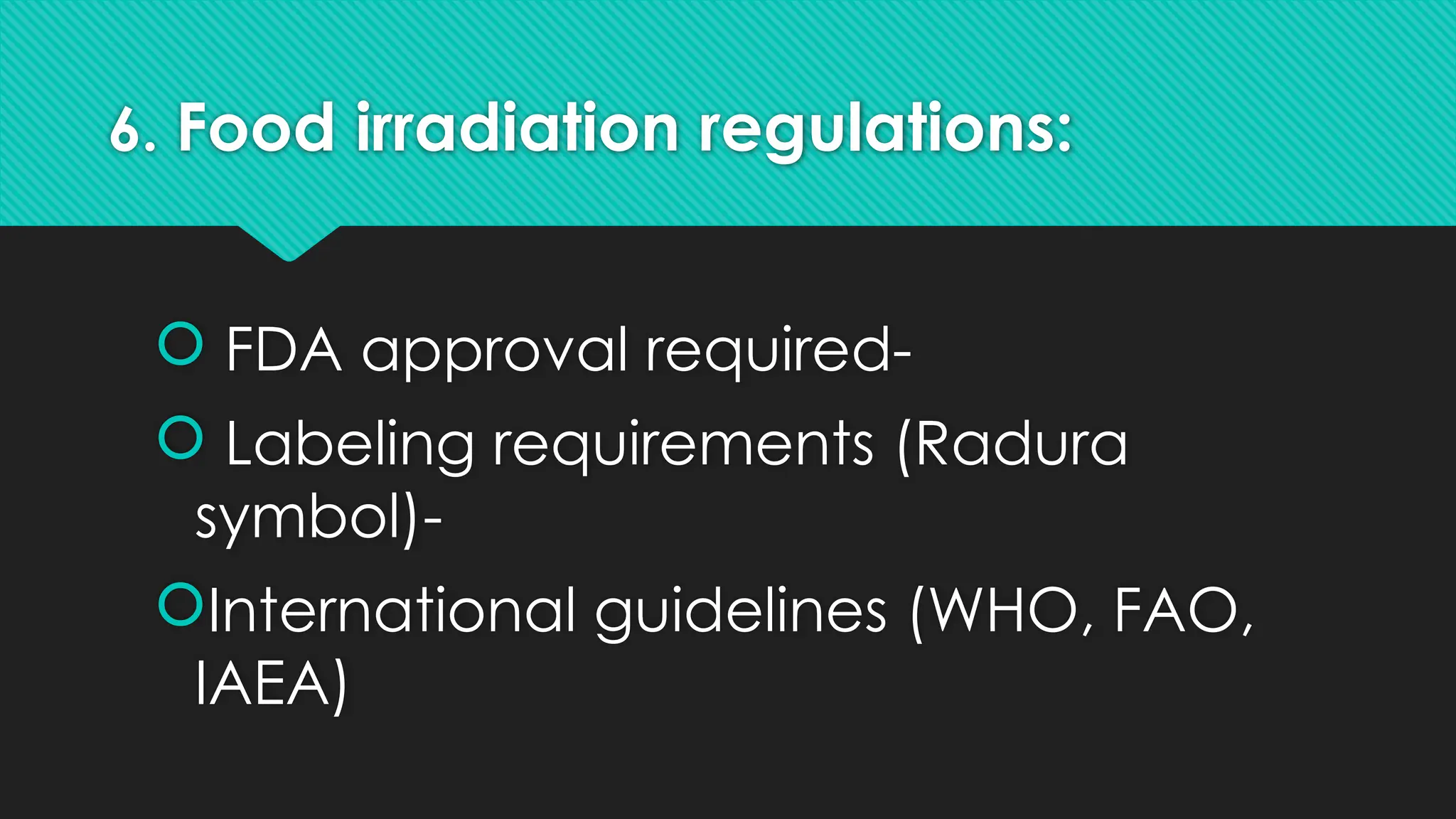 Food Radiation and types of radiation .pptx