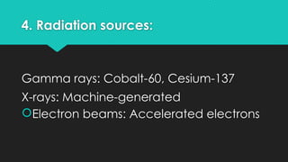 Food Radiation and types of radiation .pptx