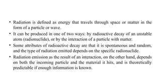 Radiation physics | Interaction of Radiation with matter .pptx